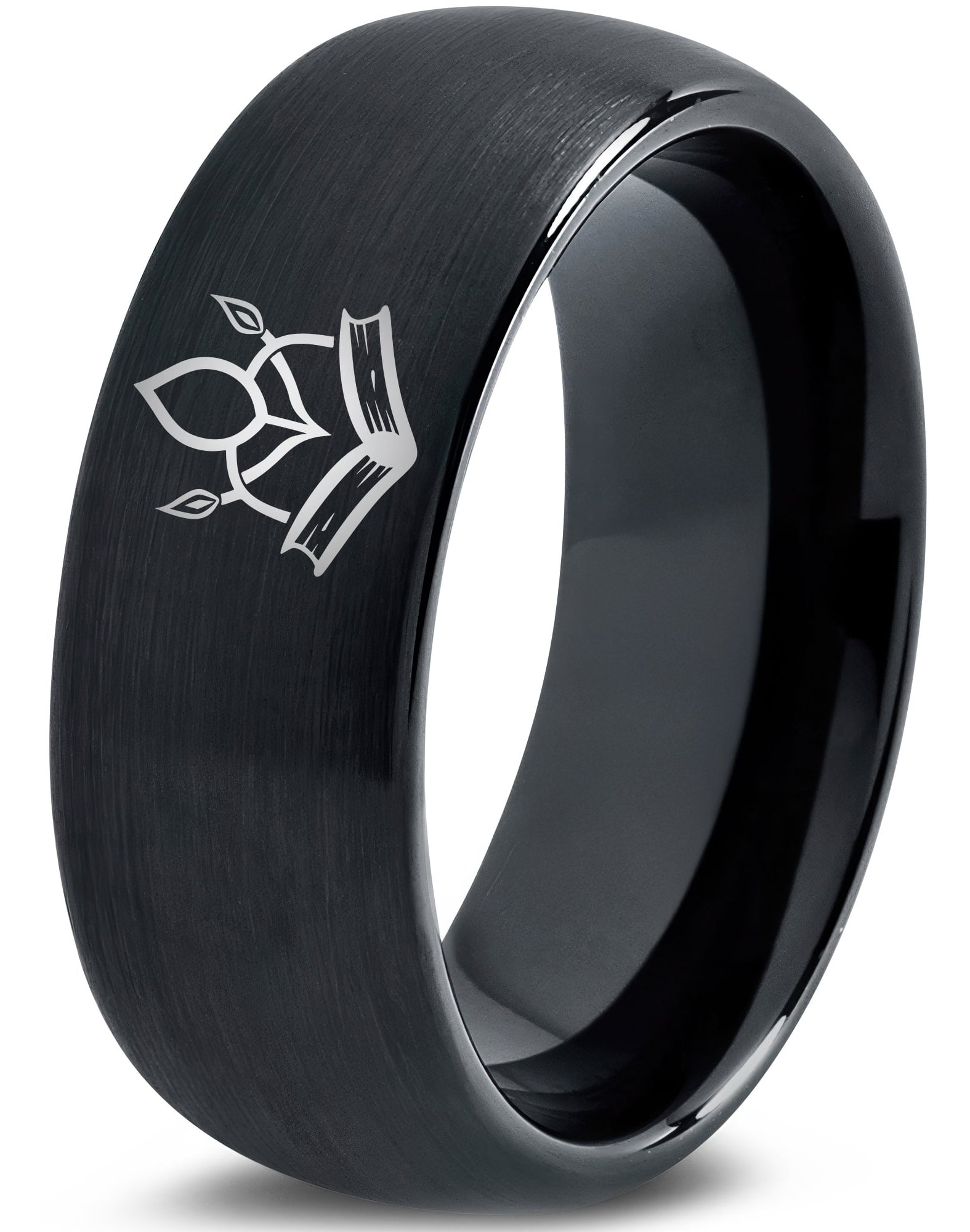 Gamer Rings for Men Black Birthday Tungsten Lesbian Intimate Jewelry ...