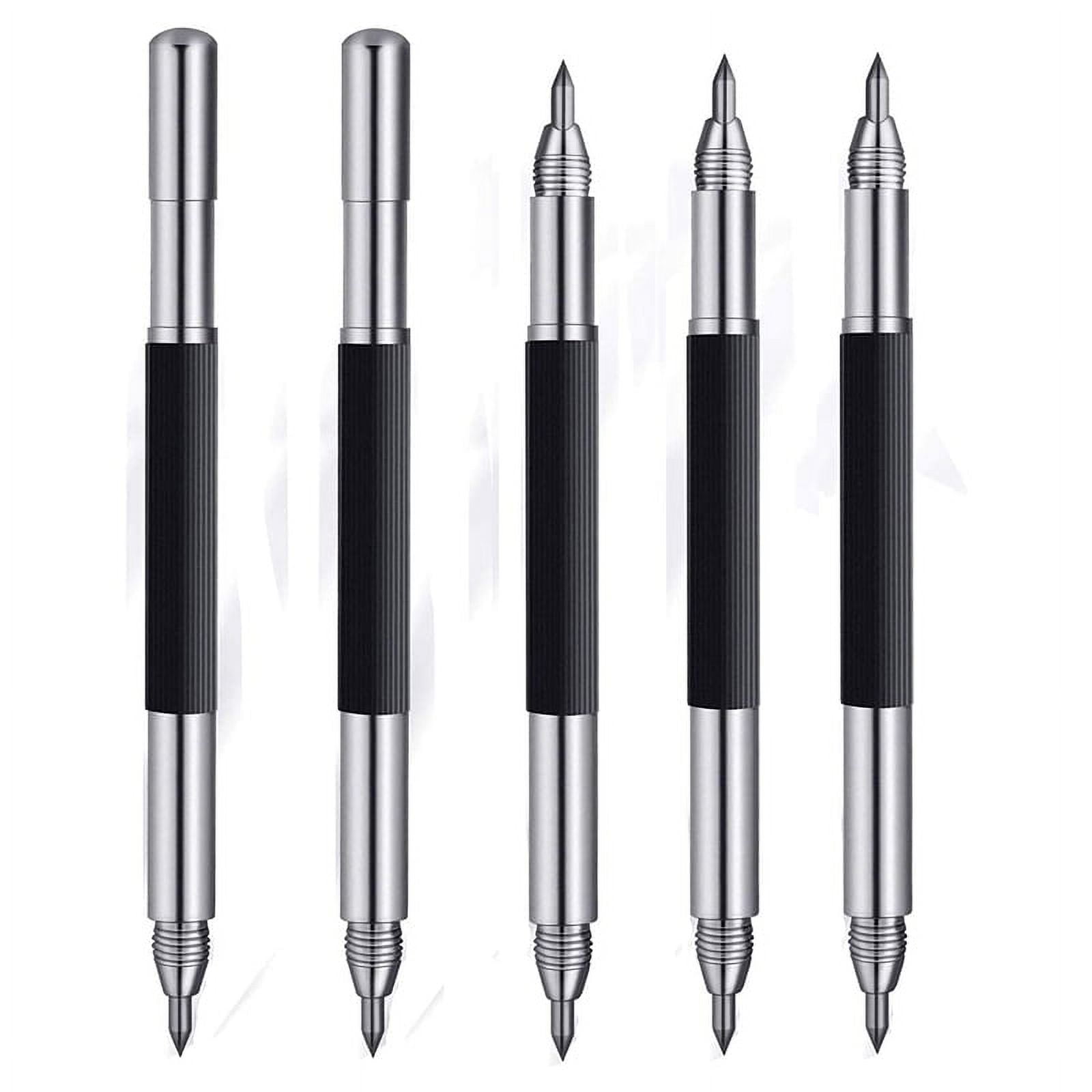 Tungsten Carbide Scribers 5 Pack, Engraving Pen with Double Design ...