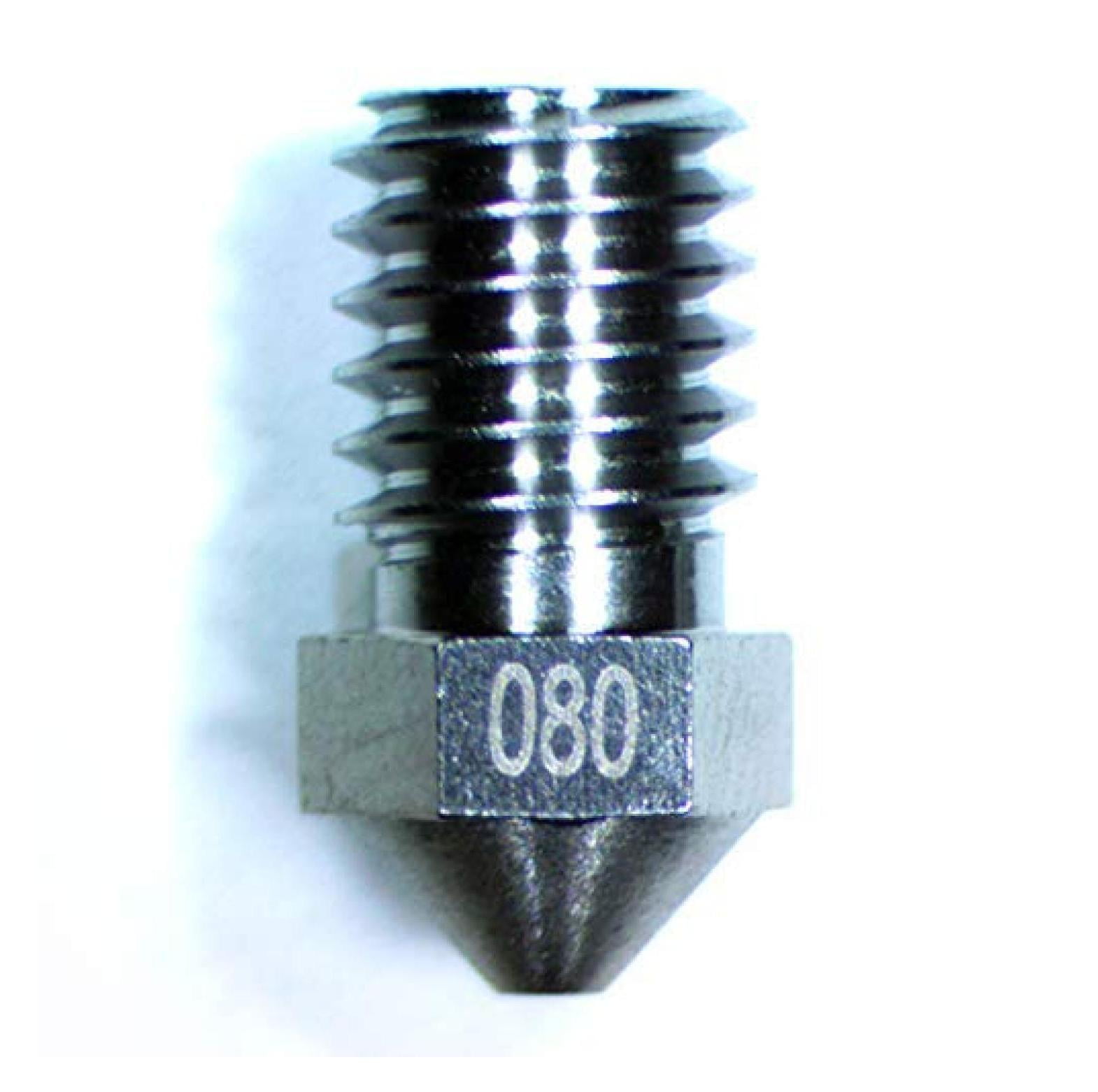 Tungsten Extruder Nozzle for 3D Printers - includes 0.8mm Diameter ...