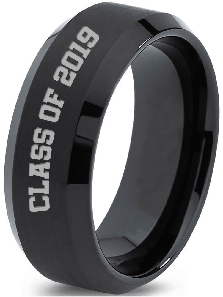 Tungsten Graduating Class Of 2019 Band Ring 8mm Men Women Comfort Fit ...