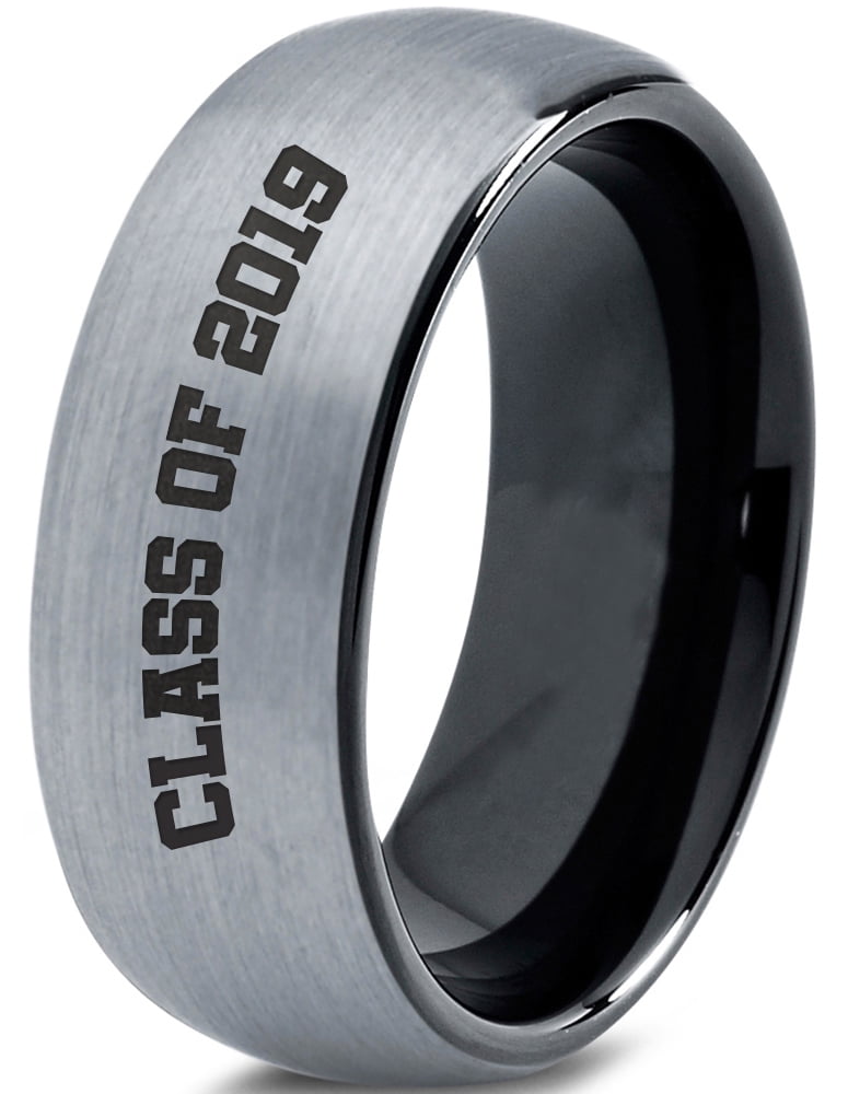 Tungsten Graduating Class Of 2019 Band Ring 8mm Men Women Comfort Fit ...