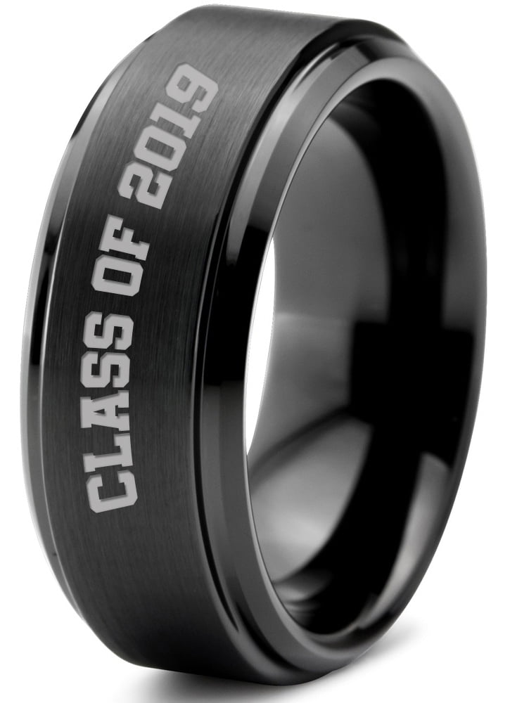 Tungsten Graduating Class Of 2019 Band Ring 8mm Men Women Comfort Fit ...