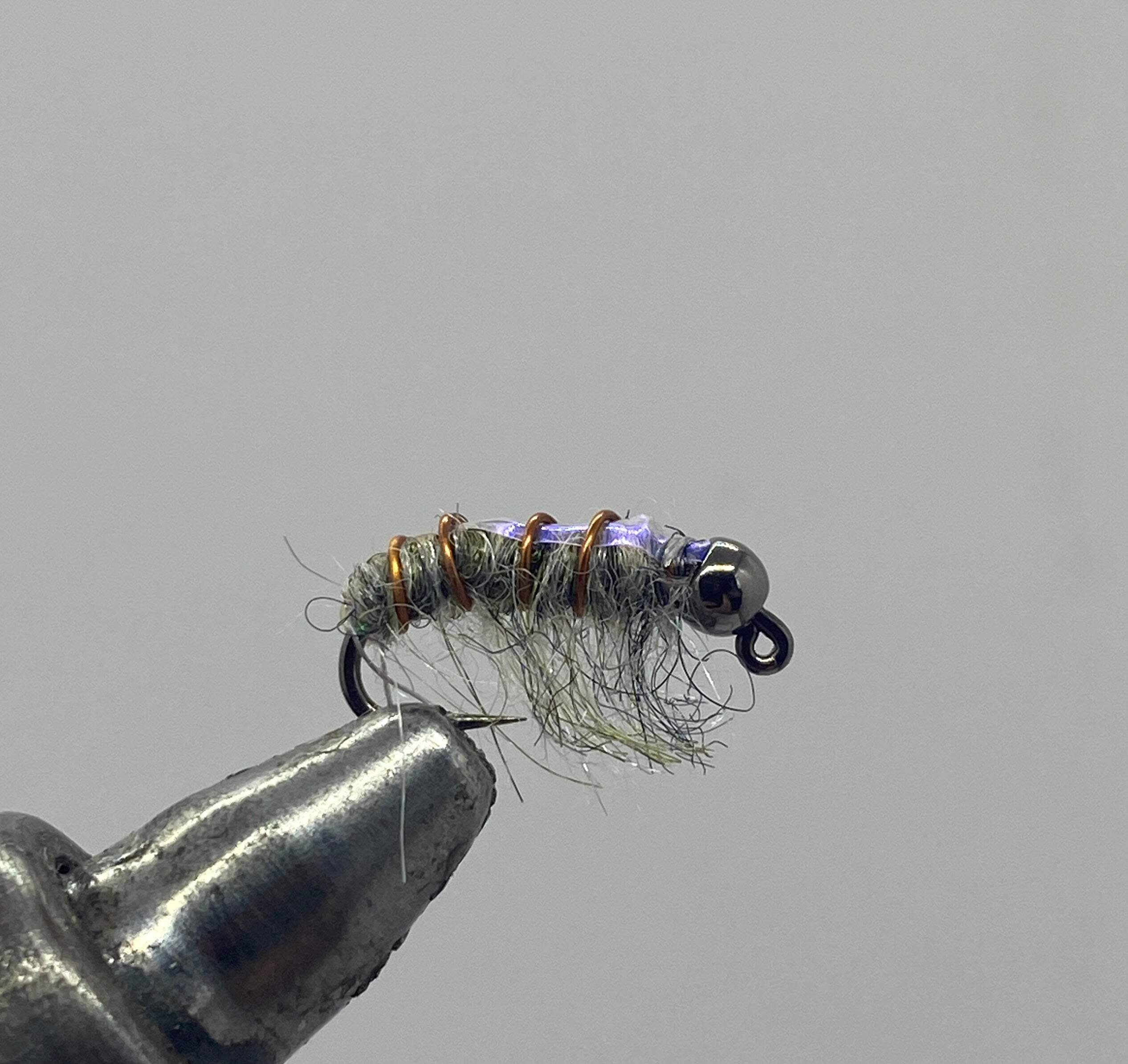 Tungsten Jig Scud - Dark Grey - Nymph - Walmart.com