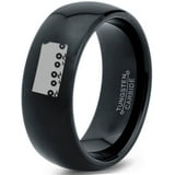 Tungsten Kansas Sunflower State Flowers Band Ring 8mm Men Women Comfort ...