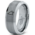 Tungsten Mouse Arrow Pointer Cursor Band Ring 8mm Men Women Comfort Fit ...
