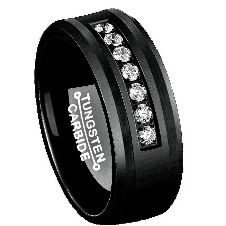 Tungsten Rings for Men Wedding Bands for Him Womens Wedding Bands for ...