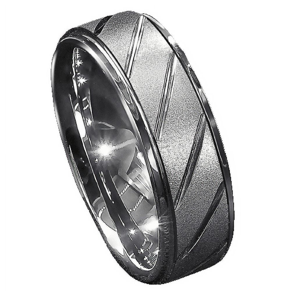 Tungsten Rings for Men Wedding Bands for Him Womens Wedding Bands for ...