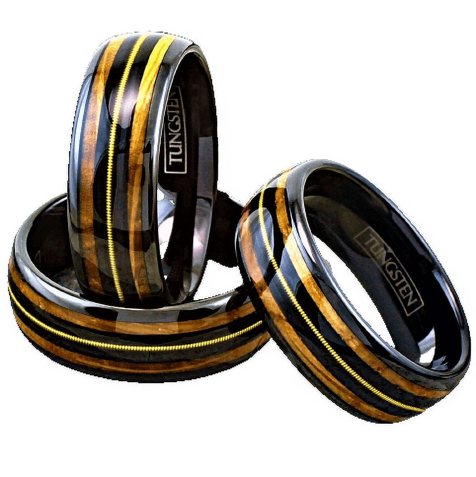 Tungsten Rings for Men Wedding Bands for Him Womens Wedding Bands for ...