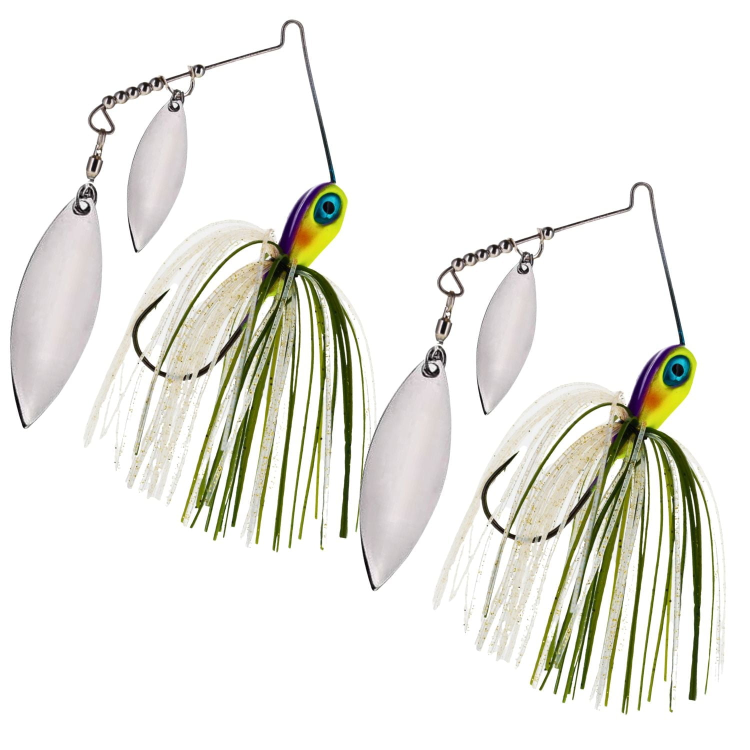 Tungsten Spinner Bait- 1/2 oz- Sunrise (2 Pack) - Walmart.com