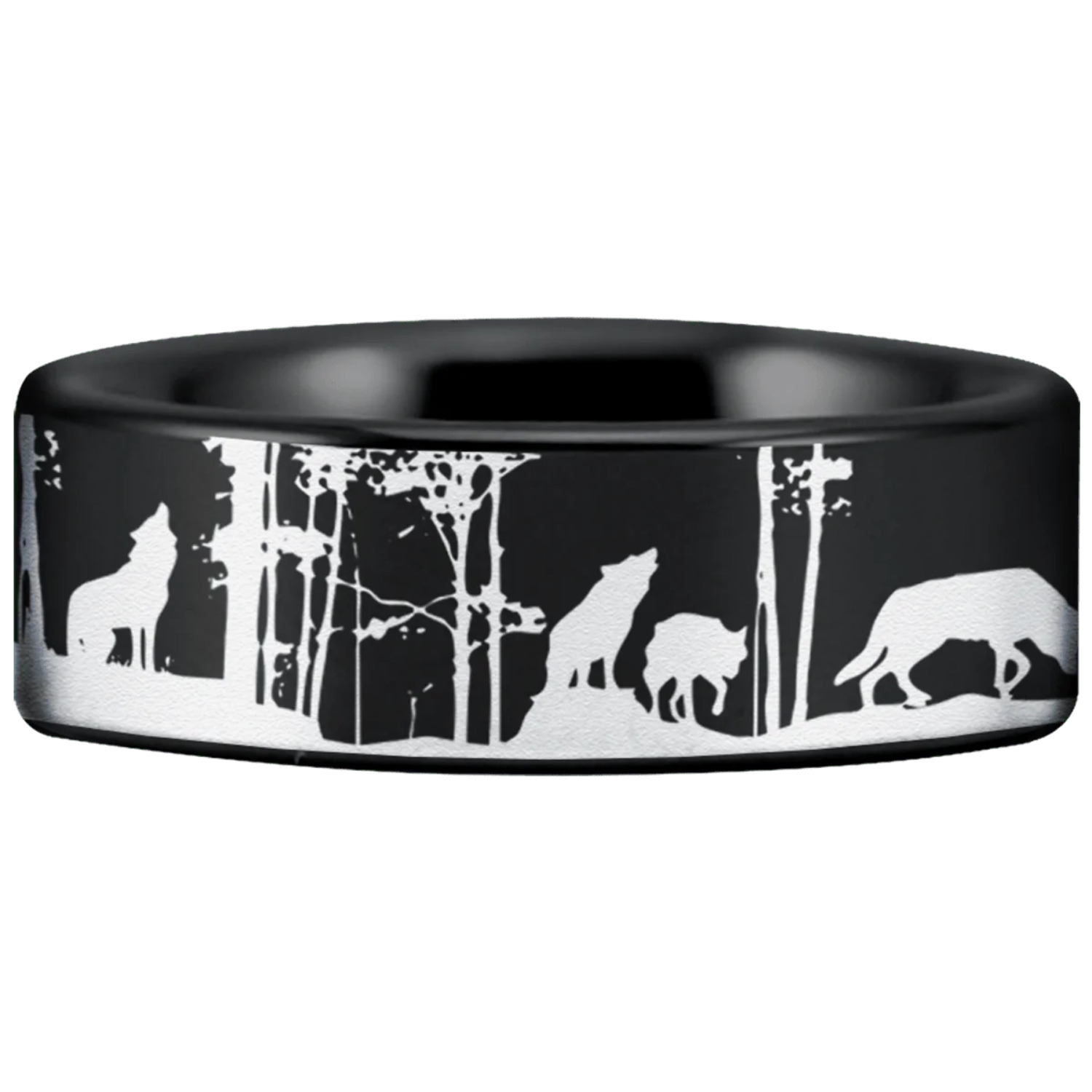 Tungsten Wolf Pack Ring - Walmart.com