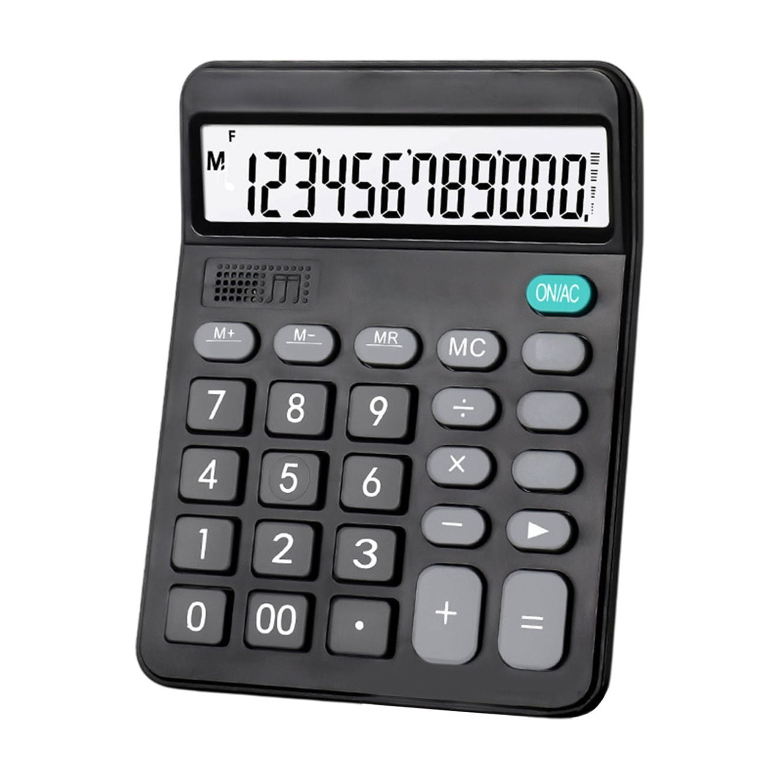 Tunhigl 12-Digit Voice Basic Calculator, Mechanical Keyboard Feel ...