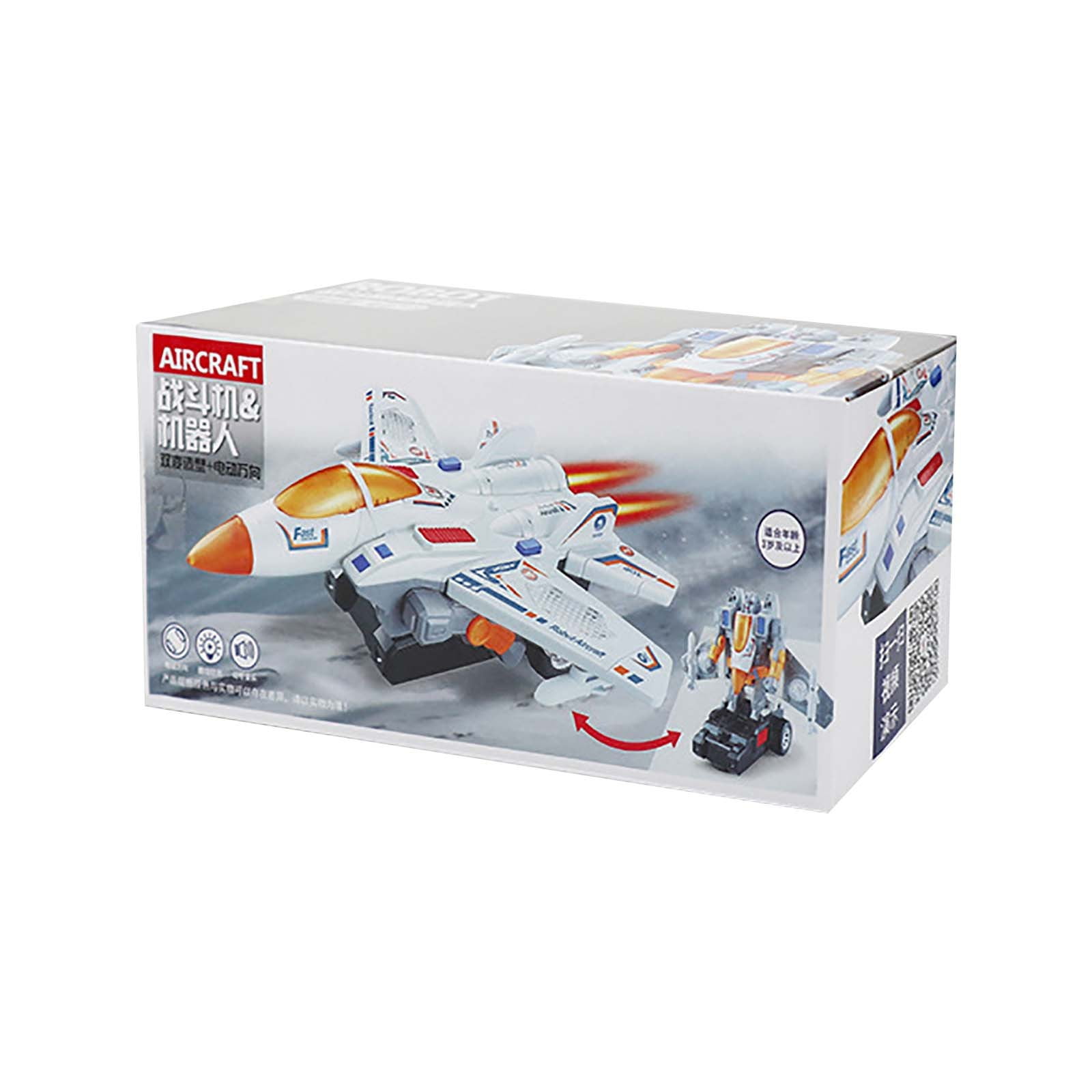 Tunhigl 2024 New Universal Deformation Toy Car With Light Transform Engineering Car Toy ...