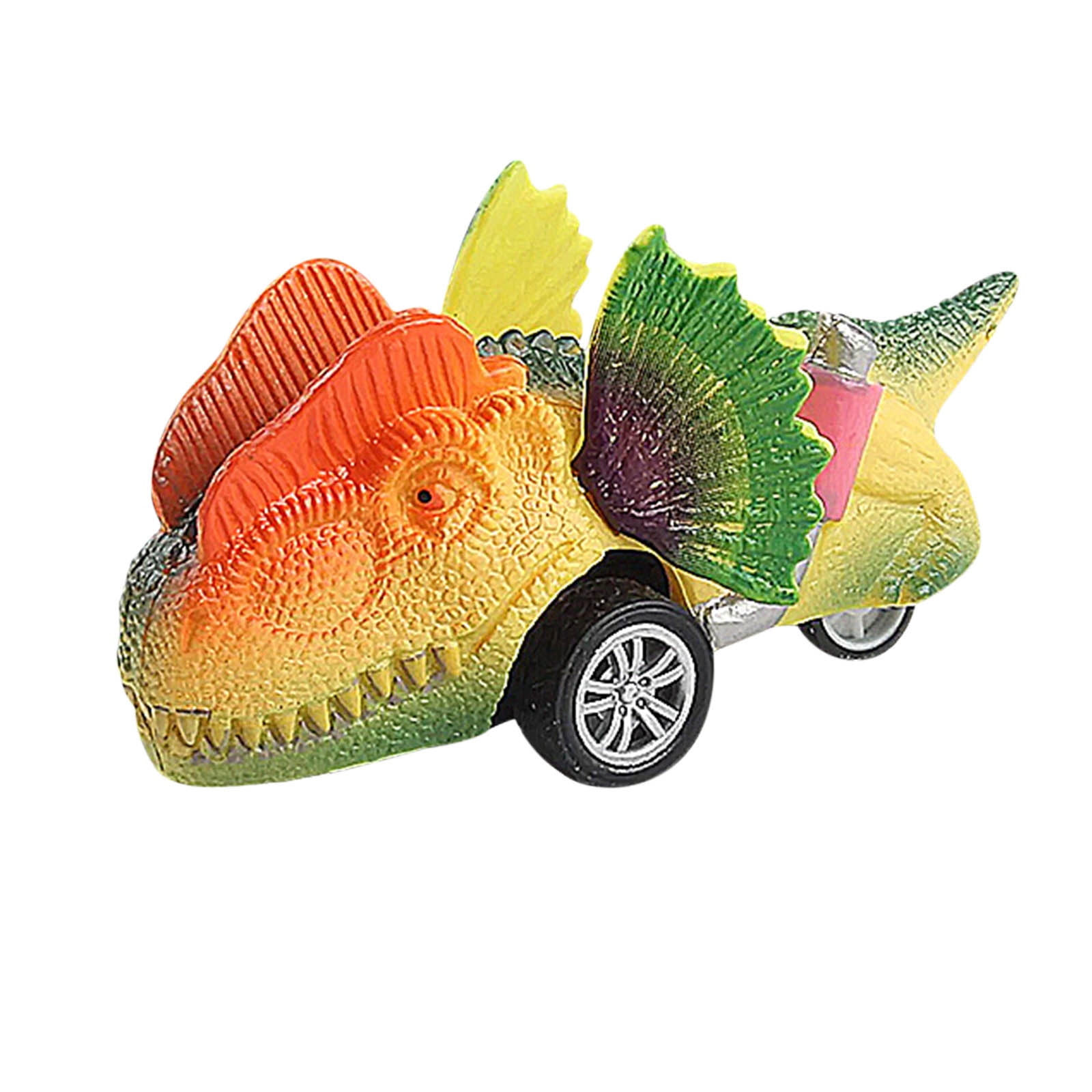 Tunhigl Dinosaur Car Mini Toy Simulation Horned Dragon Stegosaurus ...