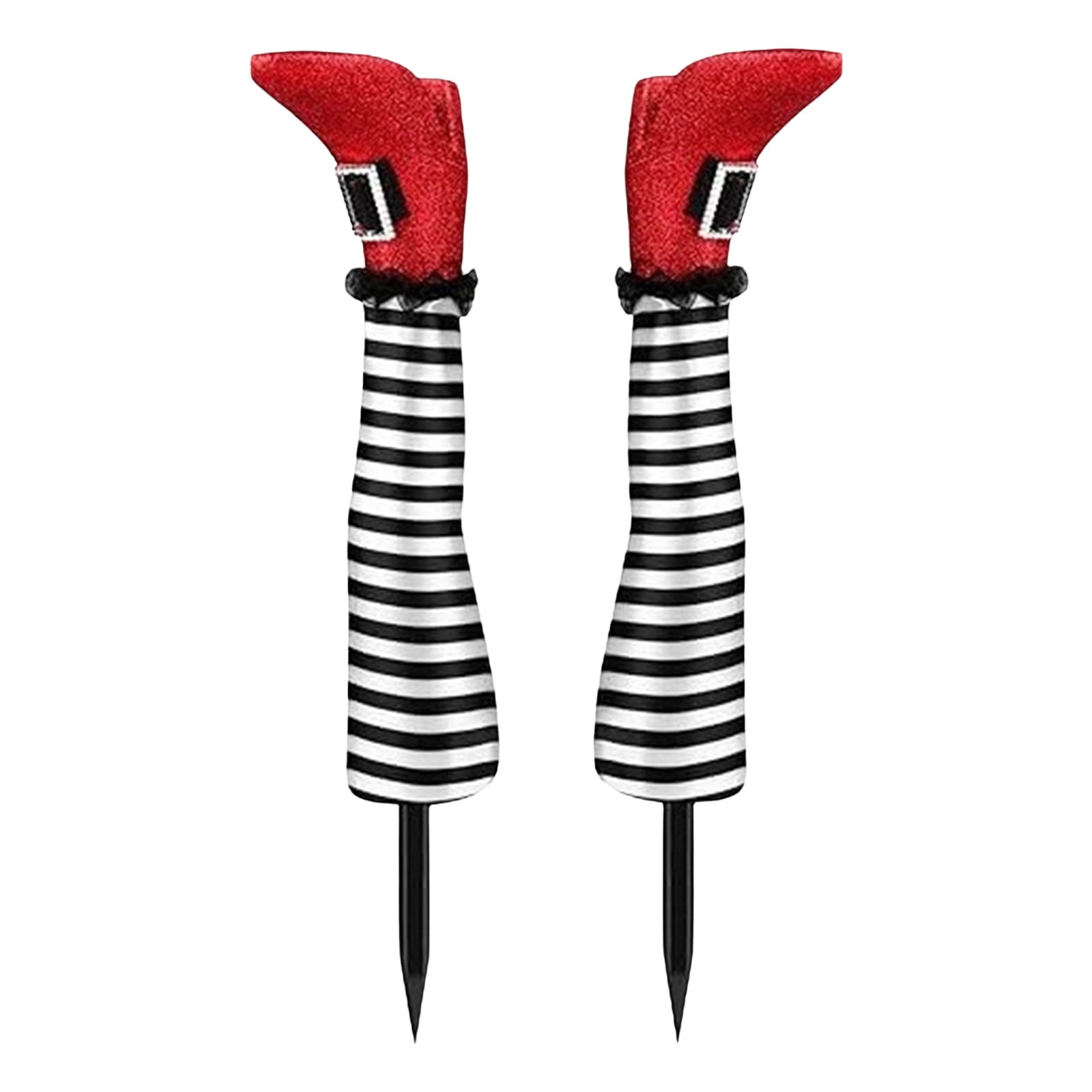Tunhigl Halloween Witch Leg Yard Stakes - Set of 2 Realistic Spooky ...