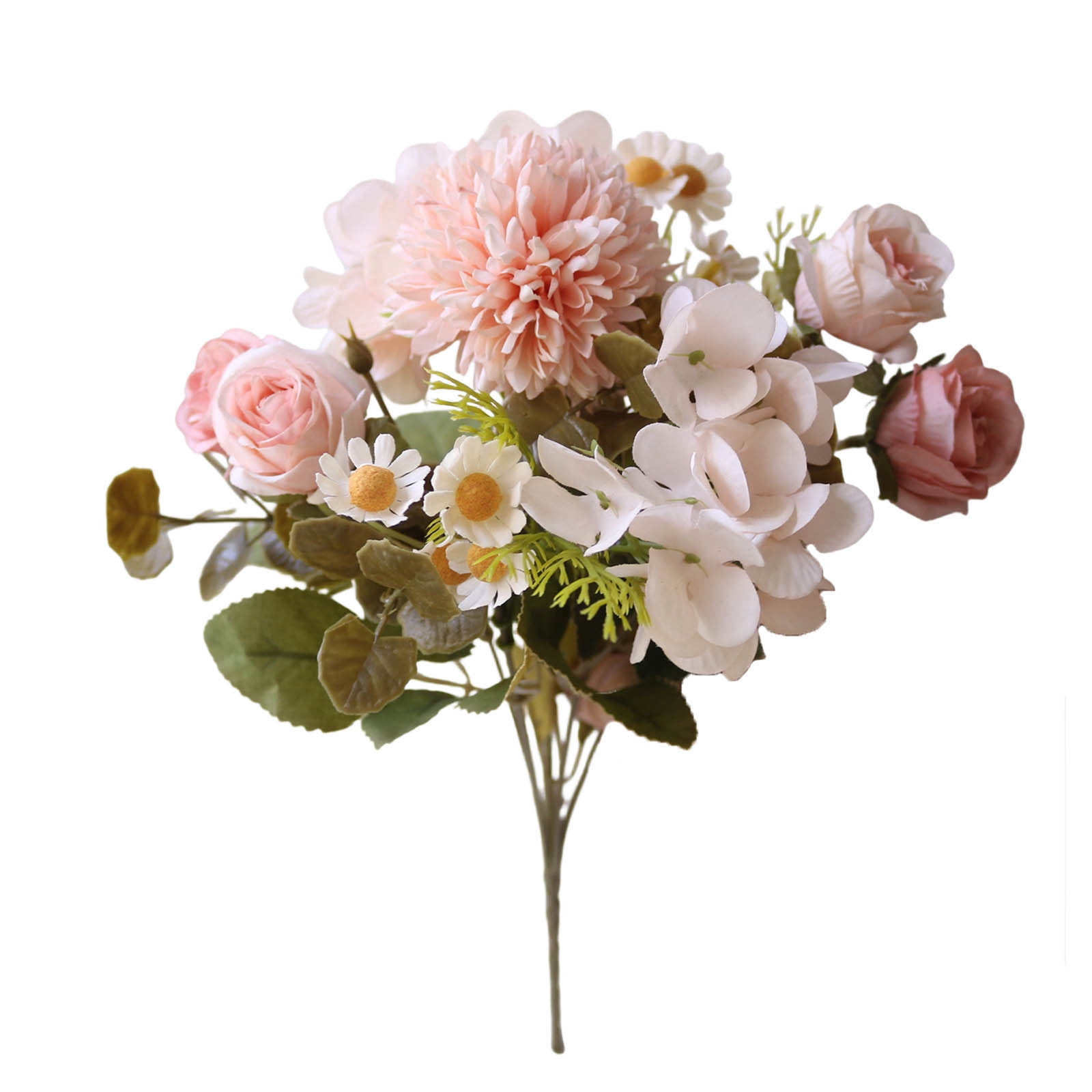Tunhigl Lifelike Artificial Flower Bouquets 12" Tall - Silk Floral ...
