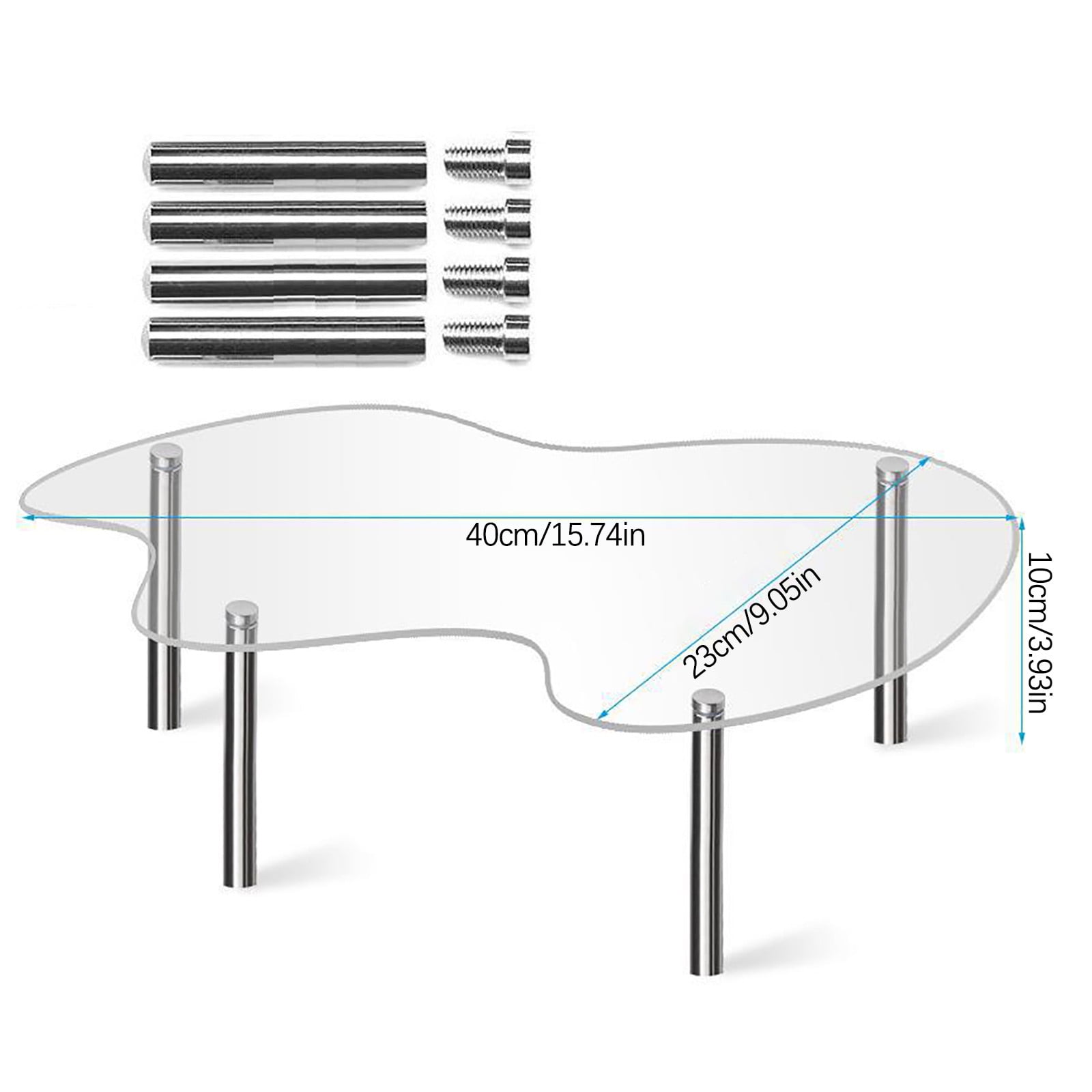 Tunhigl Transparent Acrylic Cake Display Stand Cupcake Showcase for ...