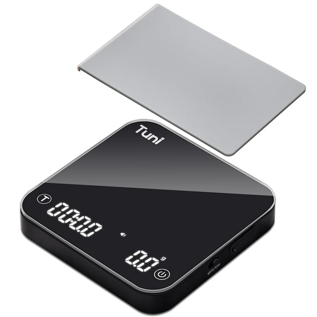 Tuni S1-BP Mini Coffee Scale with Timer, Rechargeable Digital Espresso ...