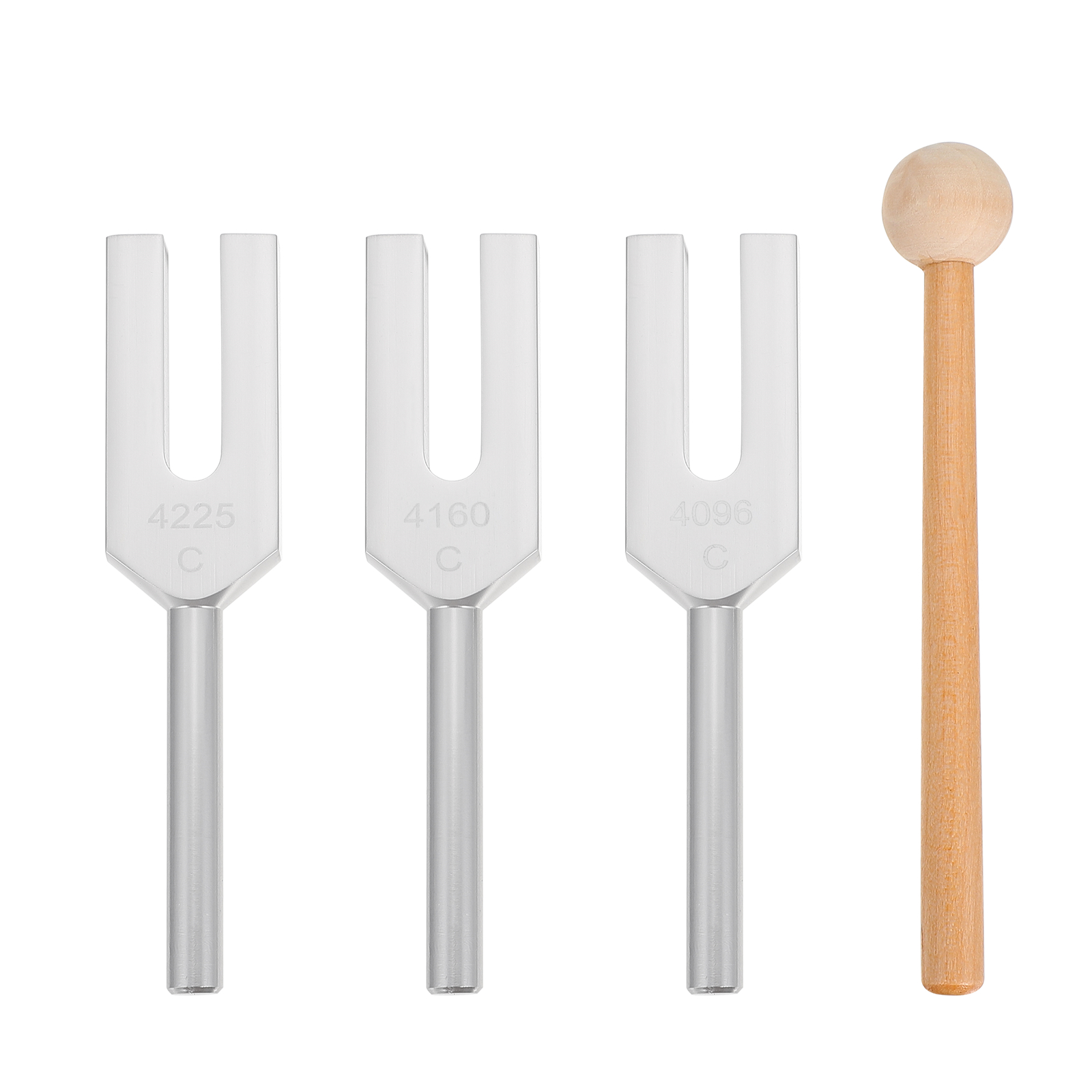 Tuning Fork Set Tuner With Hammer Musical Instruments Crystal Female Healing Aluminum Alloy