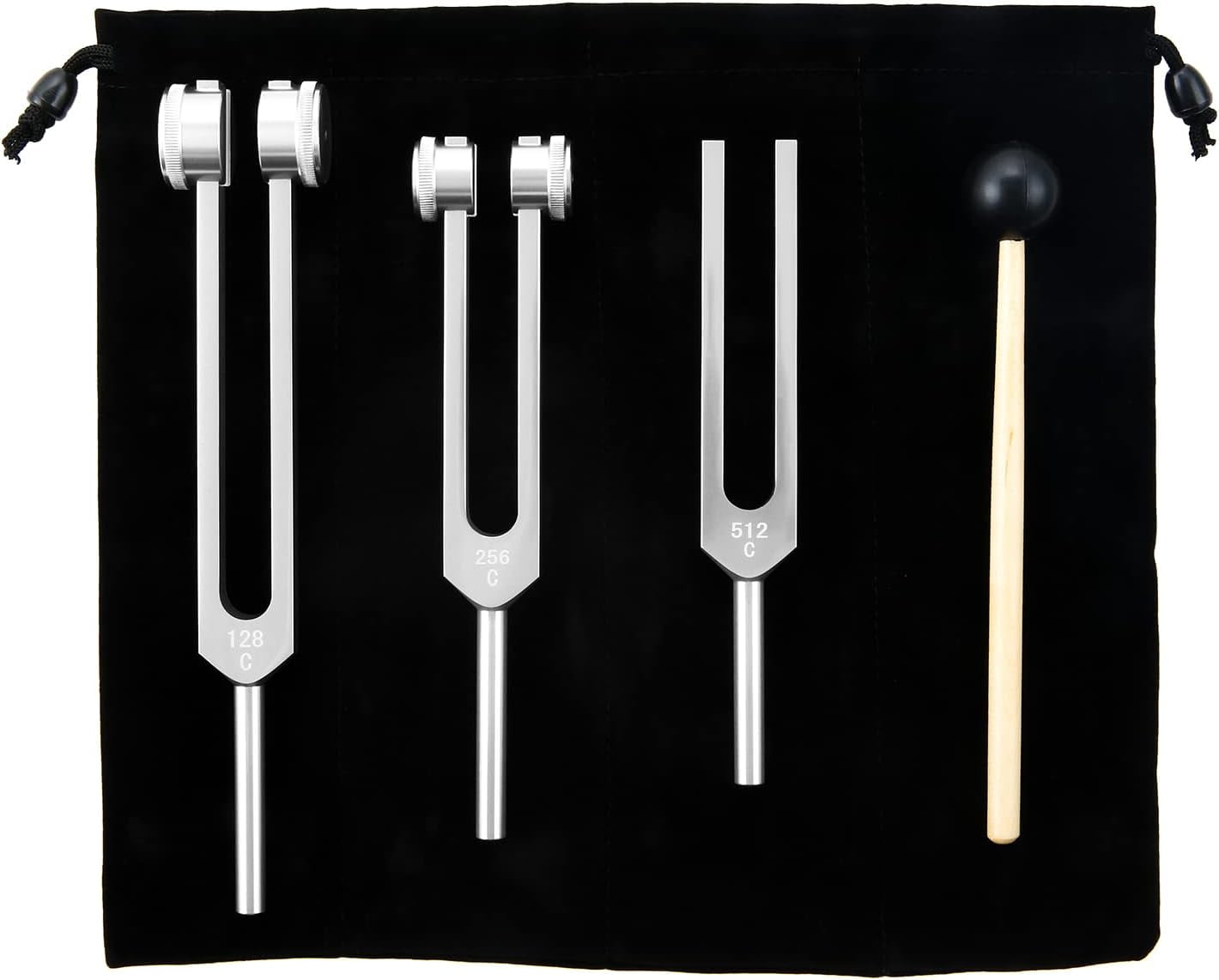 Tuning Forks Set- 128Hz, 256Hz, 512Hz, Body Tuning Forks Perfect for ...
