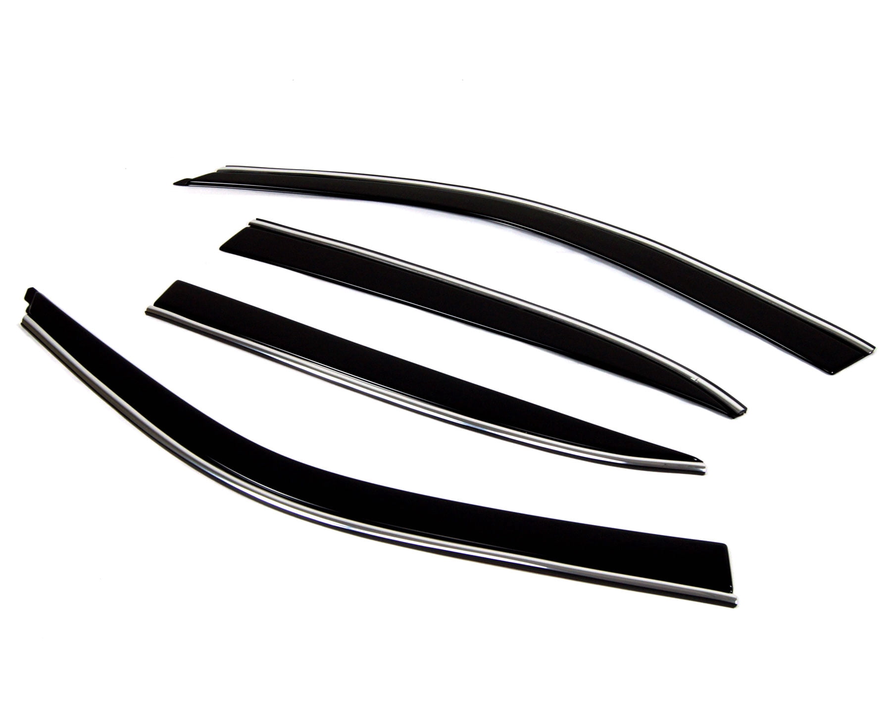 TuningPros CTLP-711 Chrome Trim Low Profile Window Visor For 2001-2006 ...