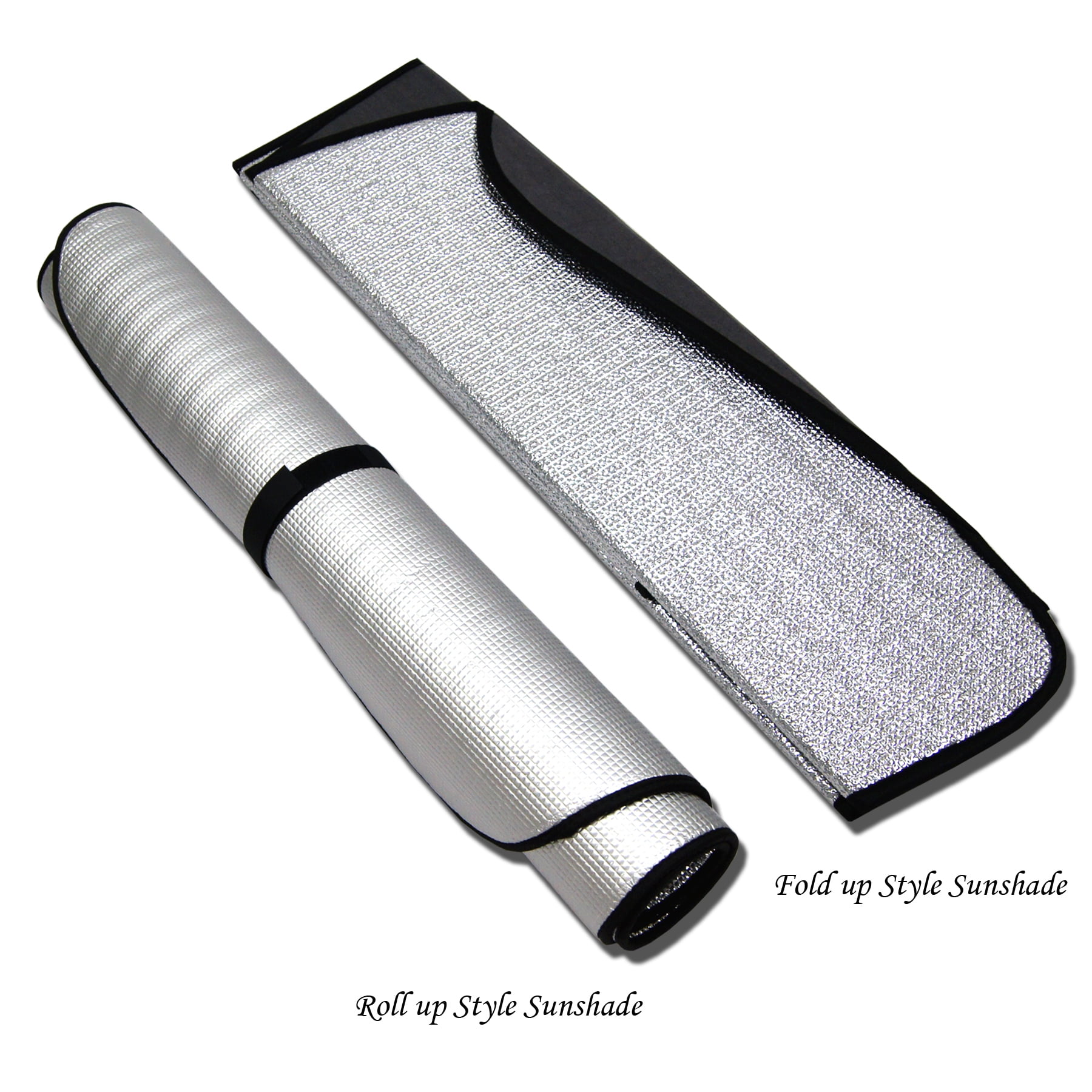 TuningPros Custom Fit Roll Up Windshield Sun Shade Protector, Sunshade ...