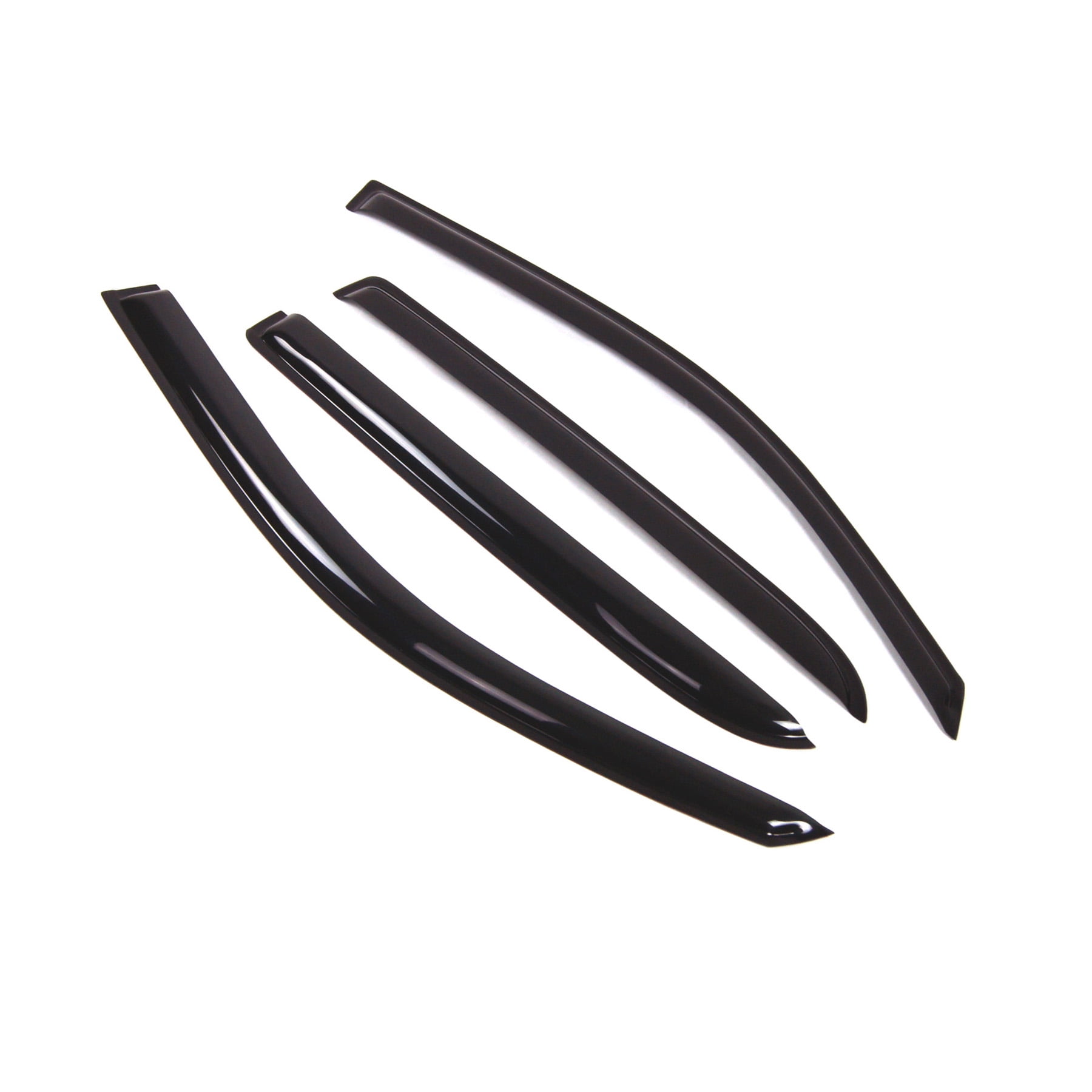 TuningPros Window Visor Rain Guards, Smoke Tinted, Fits 2002-2009 Chevy ...