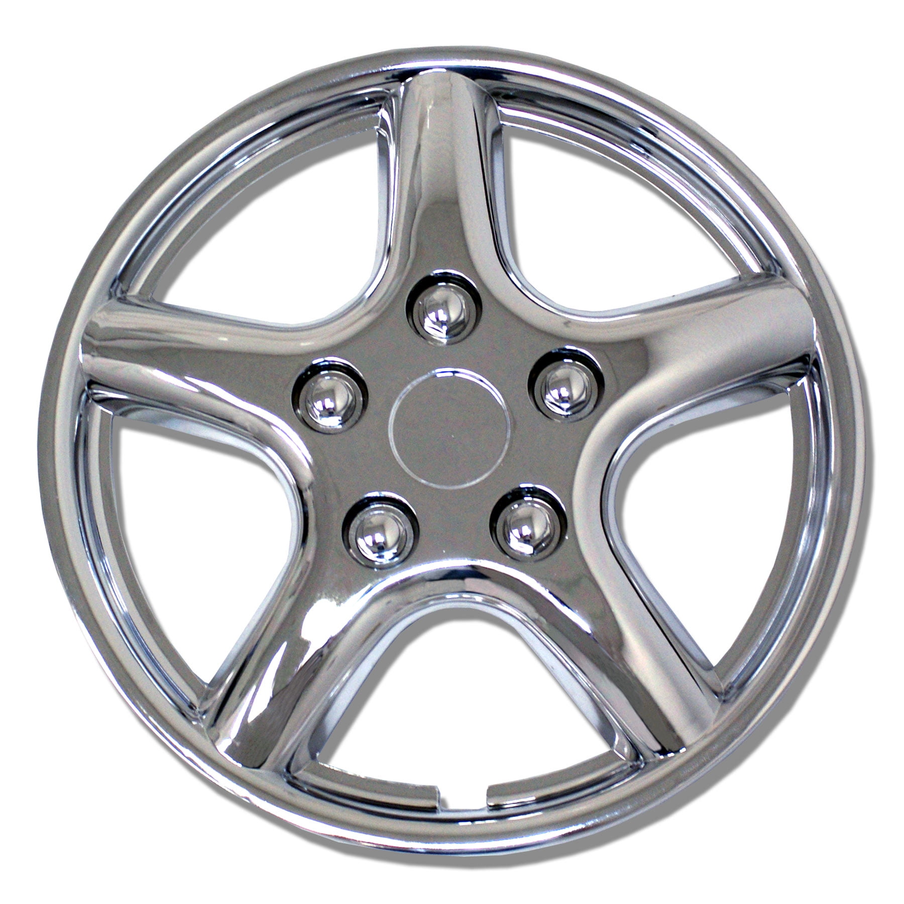 TuningPros WSC-028BC15 Set of 4 Chrome Finish Hubcaps 15" - Hub Caps ...
