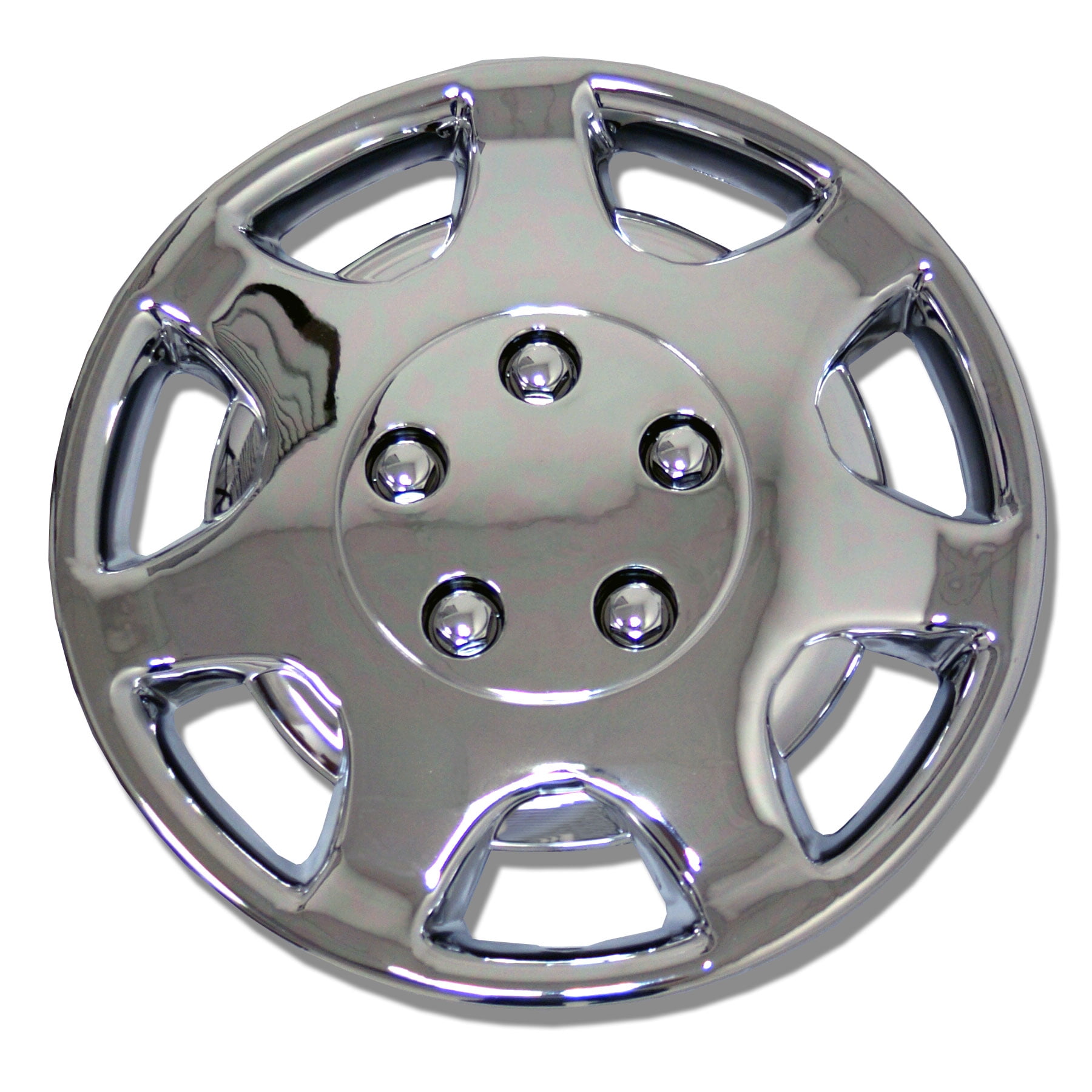 TuningPros WSC-107C14 Set of 4 Chrome Finish Hubcaps 14" - Hub Caps ...