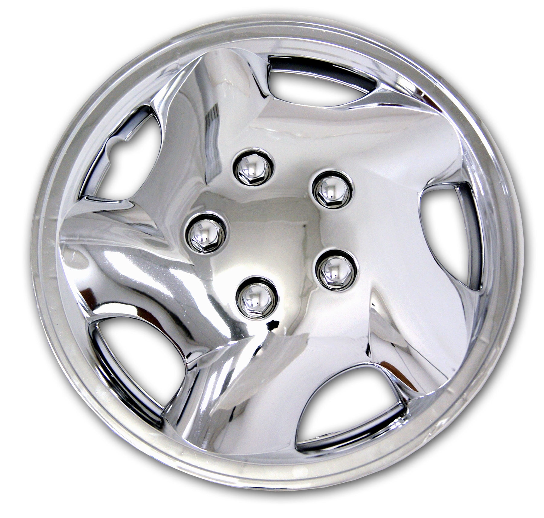 TuningPros WSC-852C14 Set of 4 Chrome Finish Hubcaps 14" - Hub Caps ...