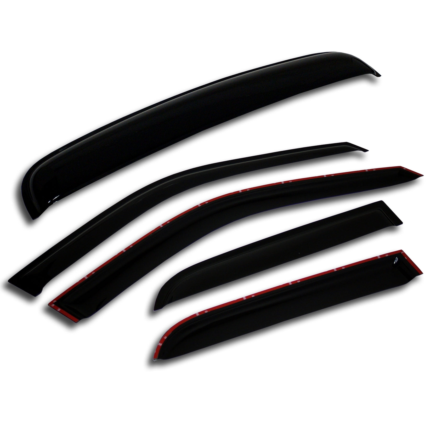 TuningPros WSV-725-2 Window Visor and Sunroof For 2008-2014 Mercedes ...
