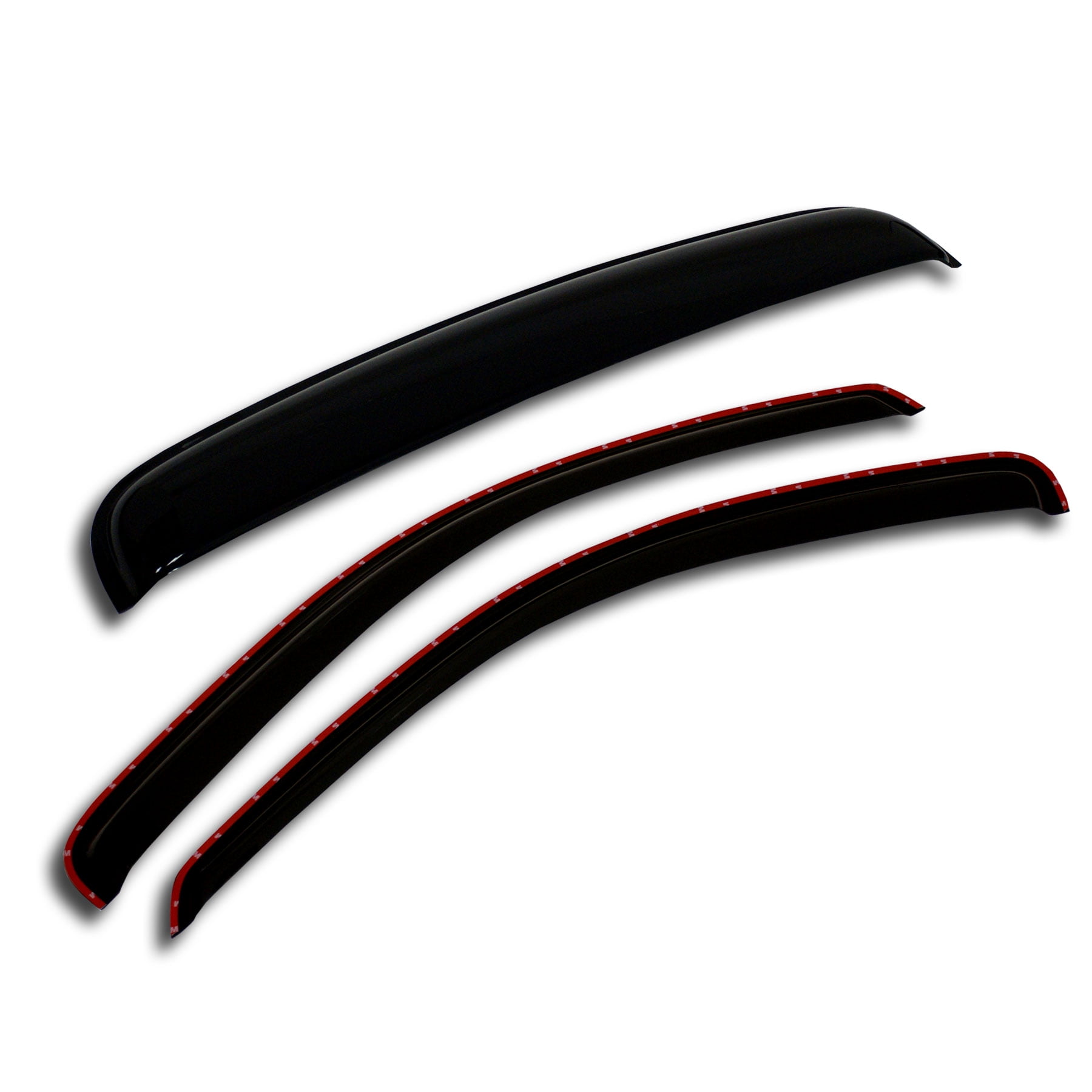 TuningPros WSV2-188i-2 In-Channel Window Visor Deflector and Sunroof 3 ...