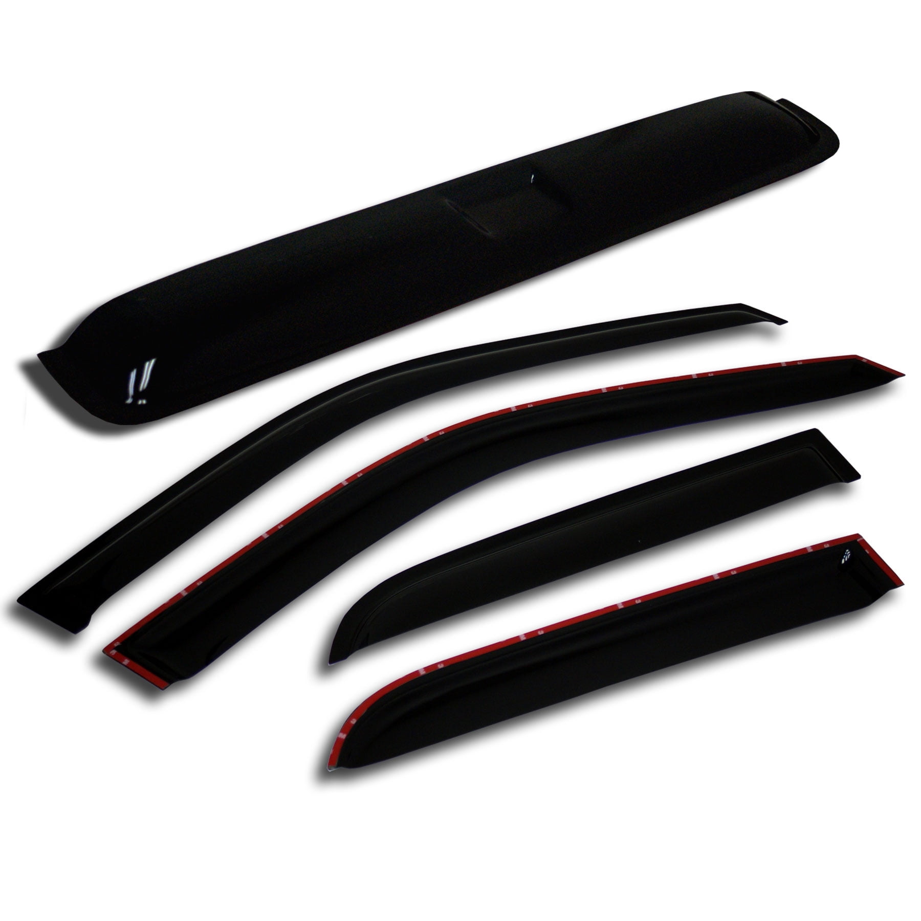 TuningPros WSVT2-164 Window Visor and Sunroof Type 2 For 2004-2014 Ford ...