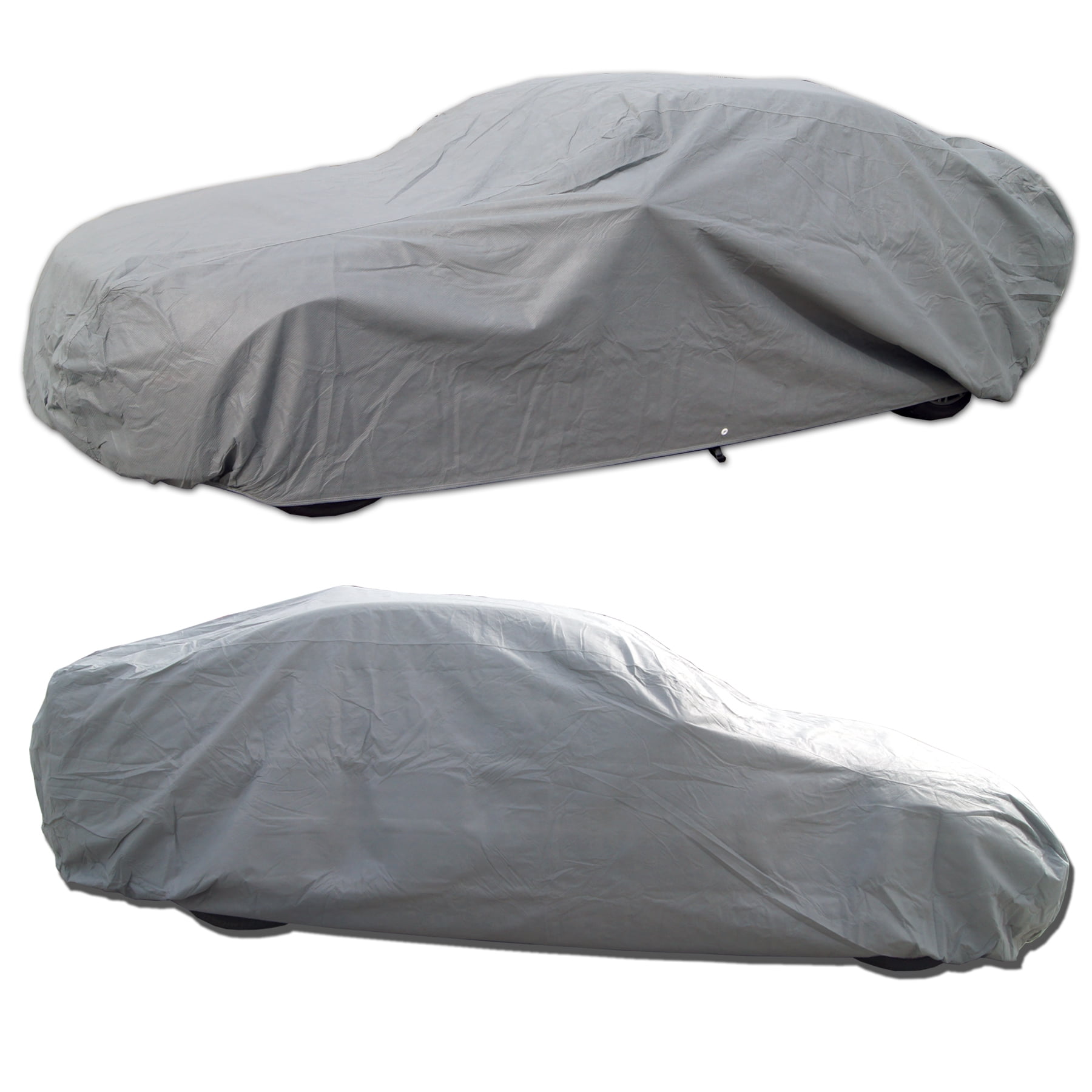 Tuningpros CC-S4 Multiple Layers Non-Woven Fabric Car Cover Waterproof ...