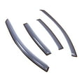 Tuningpros LGWV2-345 Window Visor Light Tinted 4 Pcs Set For 2004-2008 ...