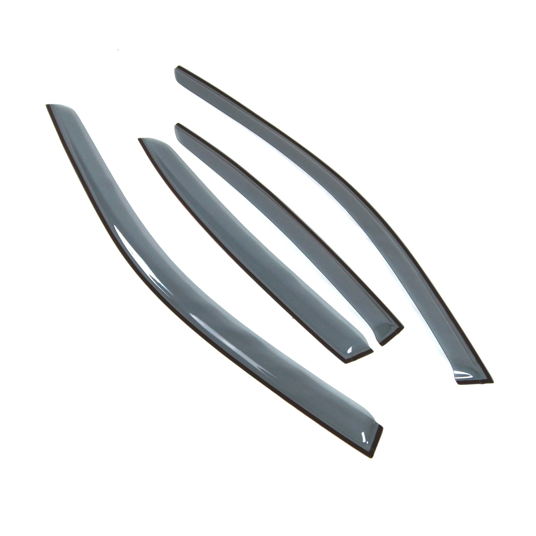 Tuningpros LGWV2-707 Window Visor Light Tinted 4 Pcs Set For 2013-2016 ...