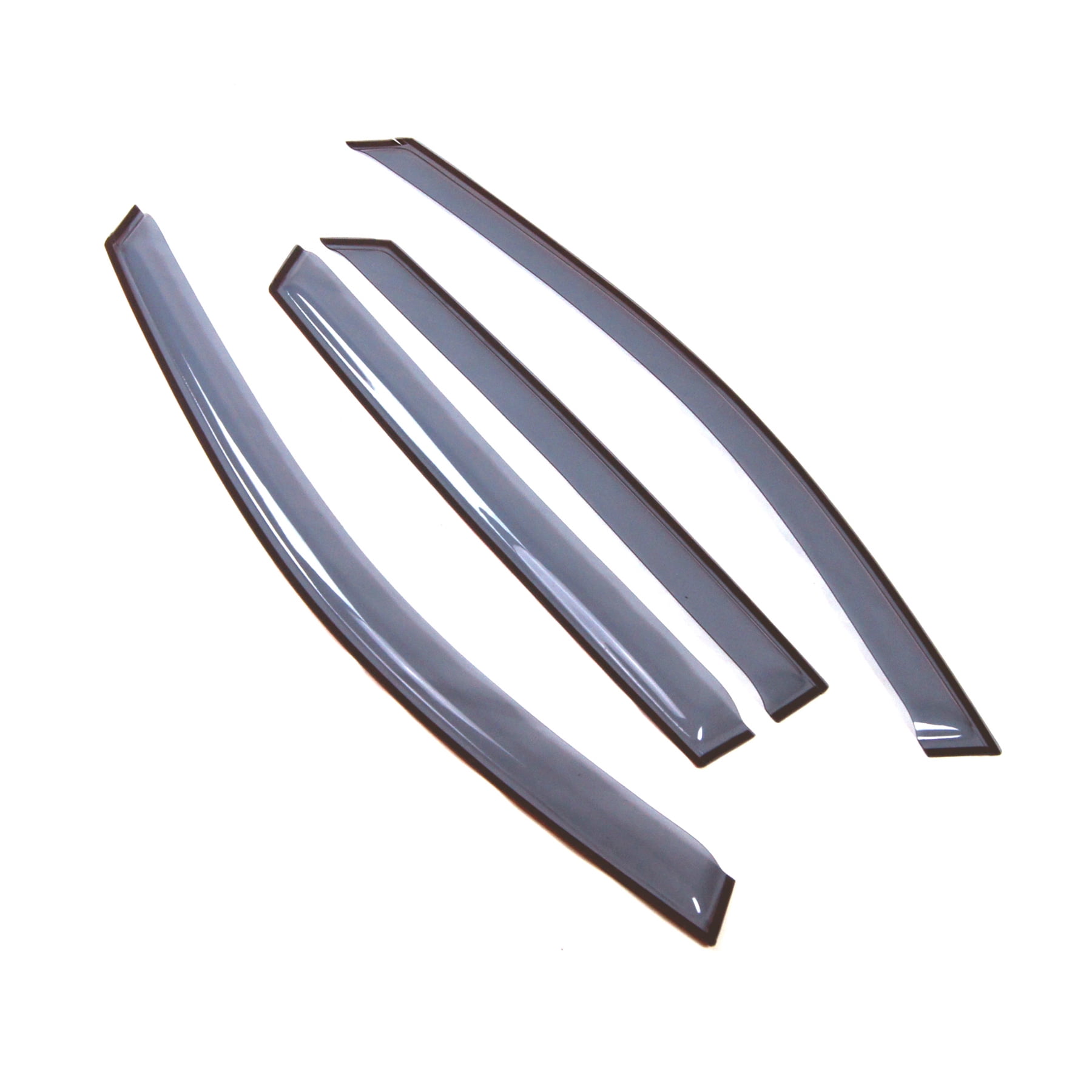 Tuningpros LWD2-642 Outside Mount Window Visor Deflector Rain Guard ...