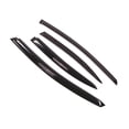 Tuningpros WD2-222 Outside Mount Window Visor Deflector Rain Guard Dark ...
