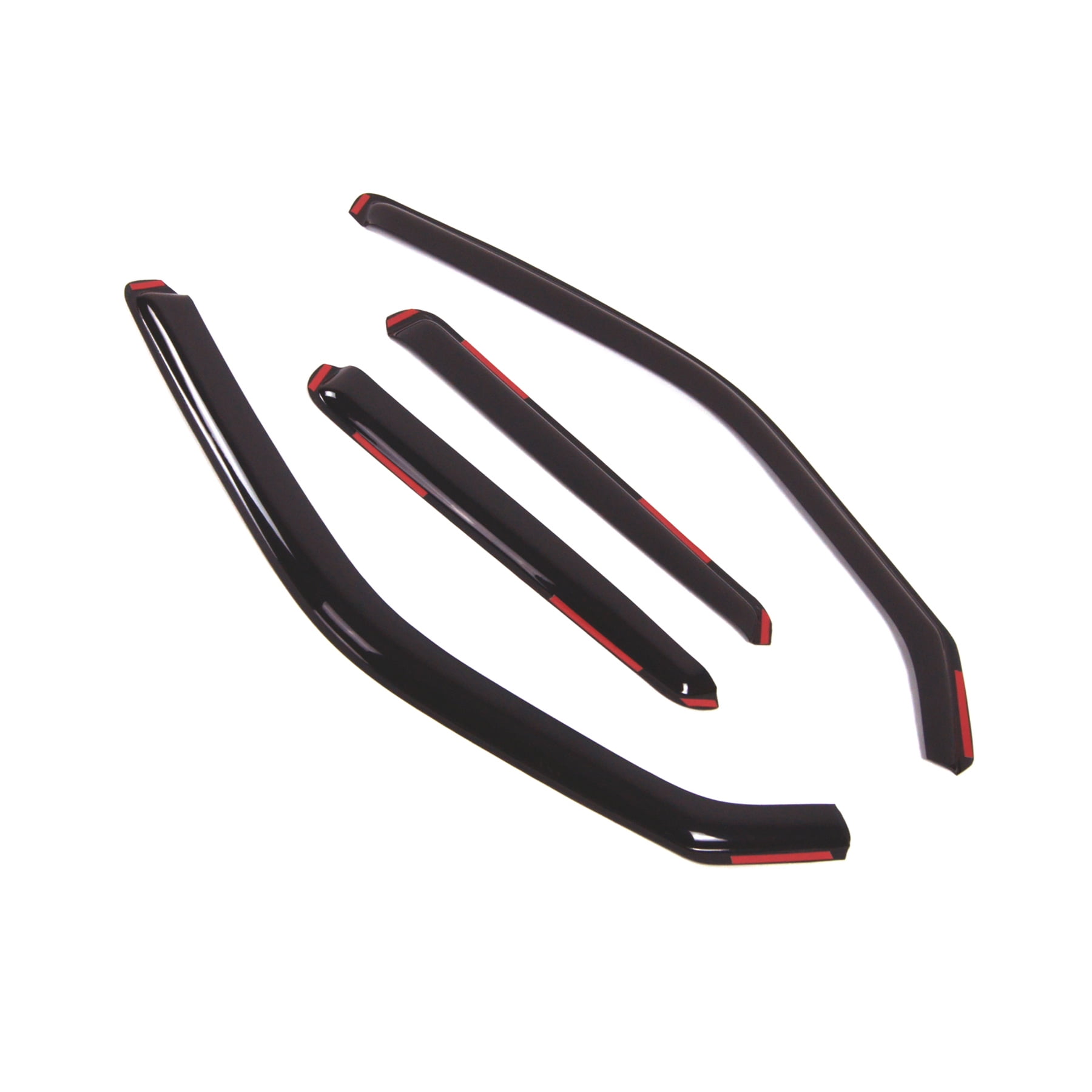 TuningPros In-Channel Window Visor Deflector Smoke Tinted 4 Pcs Set For ...