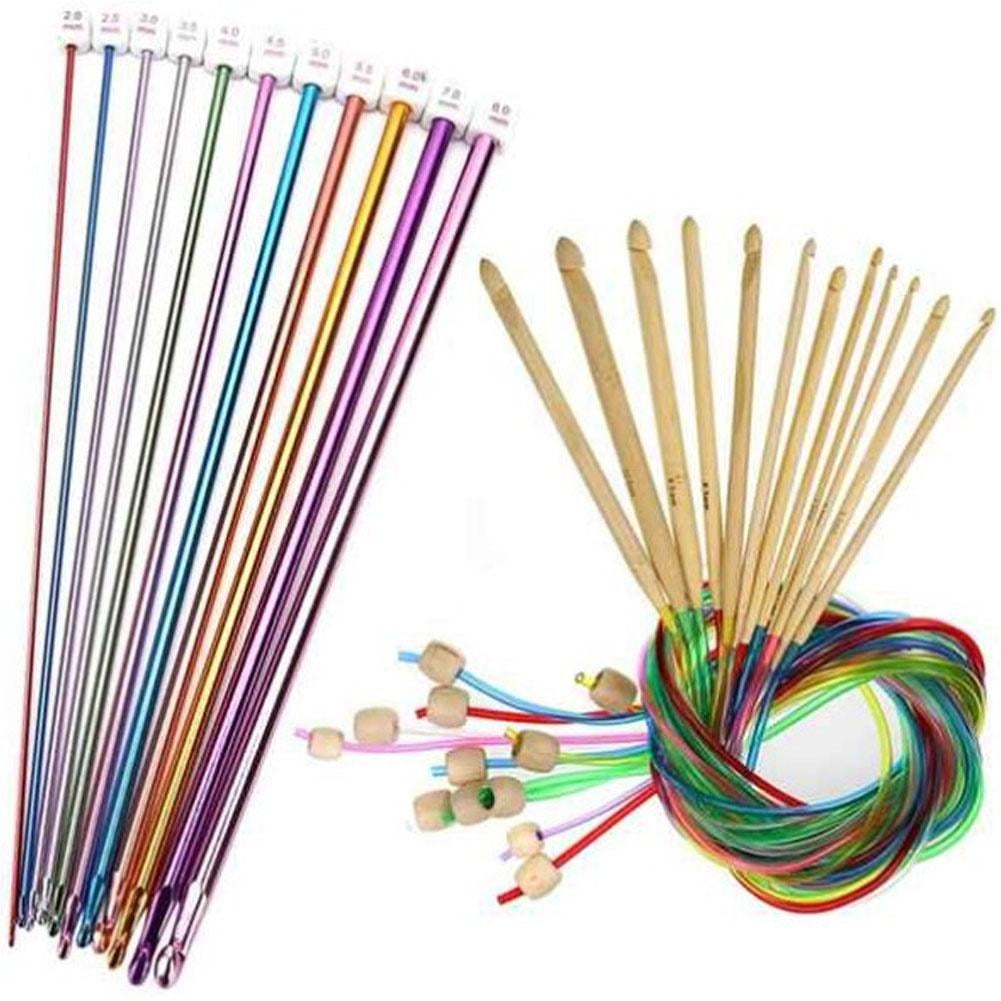 Tunisian Crochet Hooks for Creating Blankets, Scarves and Crafts with ...
