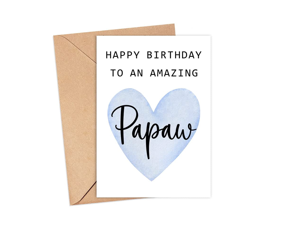 TunlaStore Happy Birthday To An Amazing SMRPapaw Card - Birthday Card ...