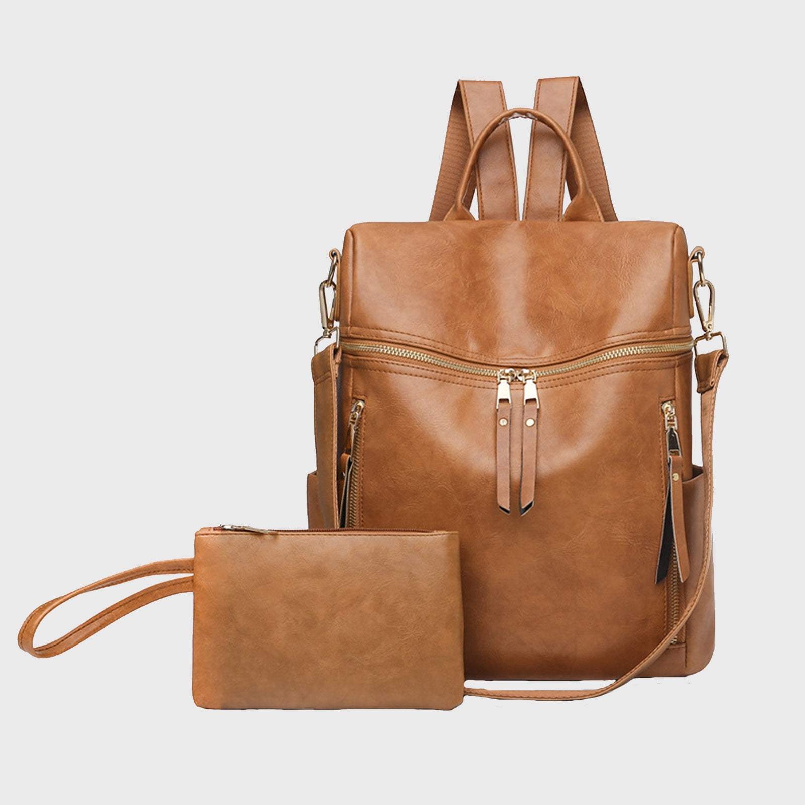 Tuobarr Backpack, Leather Backpack Purse for Women Leather Medium Size ...