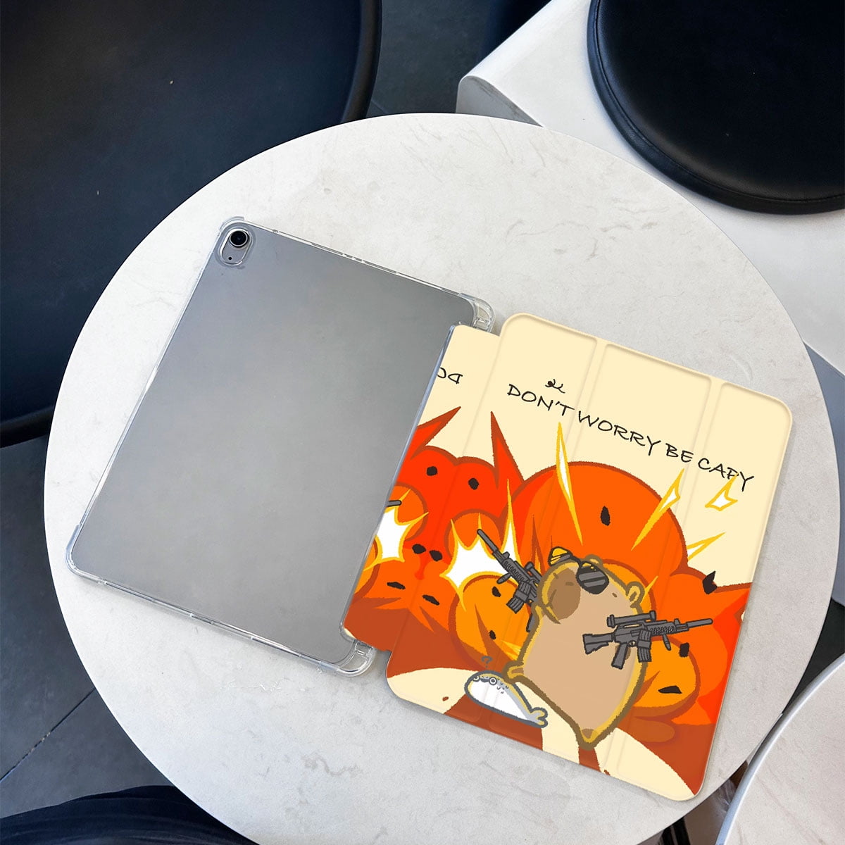 Tuohive Cartoon Capybara iPad Case for Air4/5/6 (Pro 2018 11in) 10.9in ...