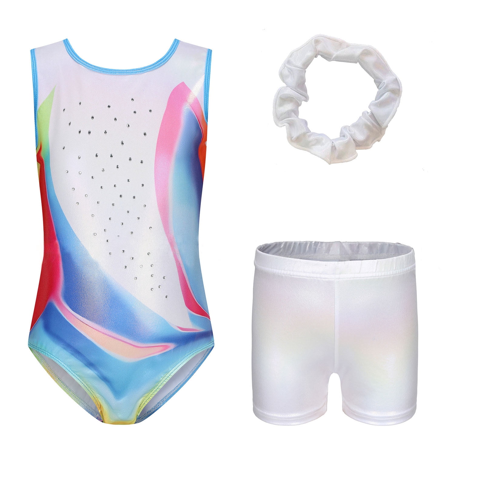 Tuosodrolic Ballet Gymnastics Leotards for Girls Sparkly Swimsuit ...