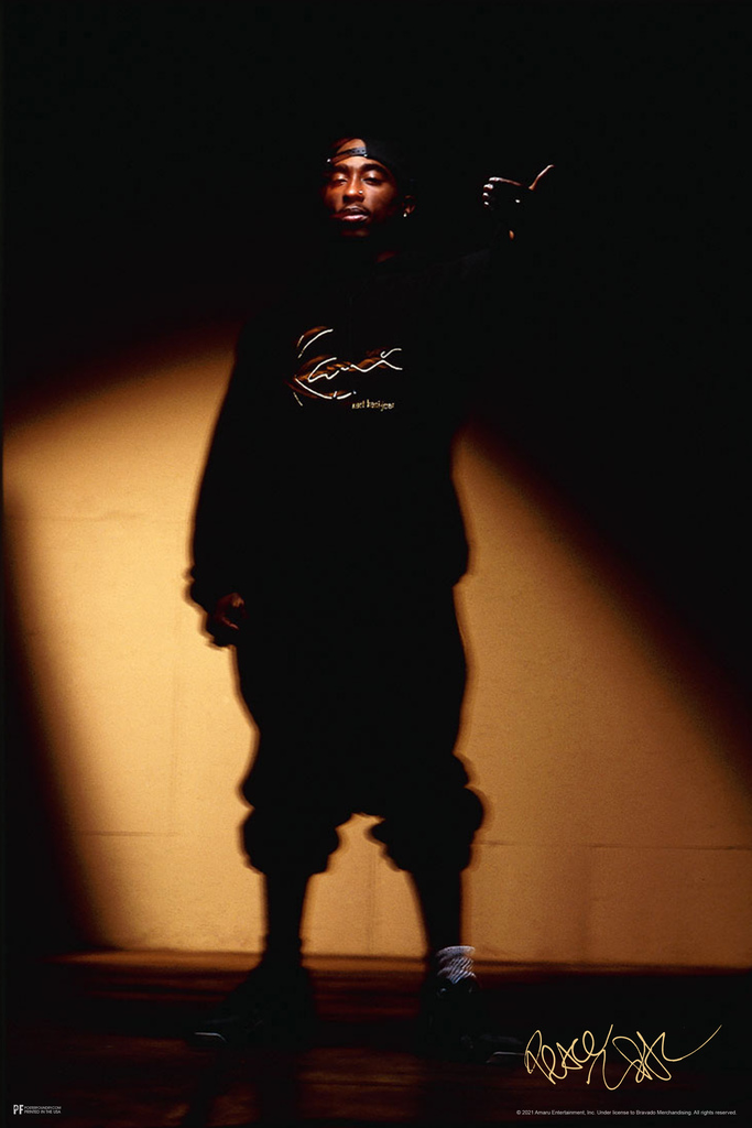 Tupac Poster 2pac Dark Sweatsuit Photo 90s Hip Hop Rapper Posters For ...