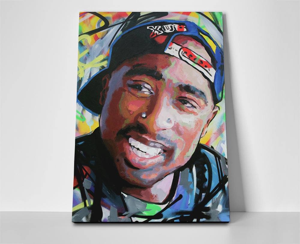 Tupac Poster or Wrapped Canvas - Walmart.com