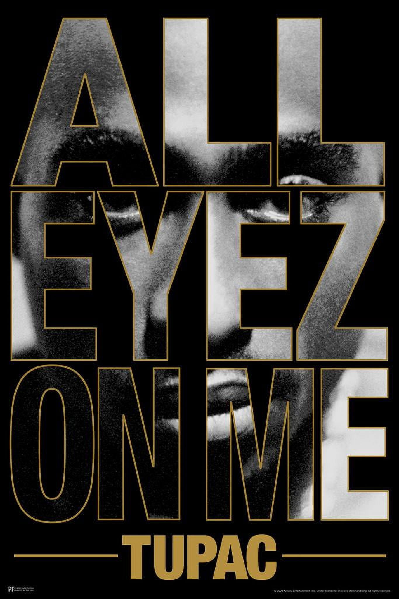 Tupac Posters 2Pac Poster All Eyez on Me Photo 90s Hip Hop Rapper ...