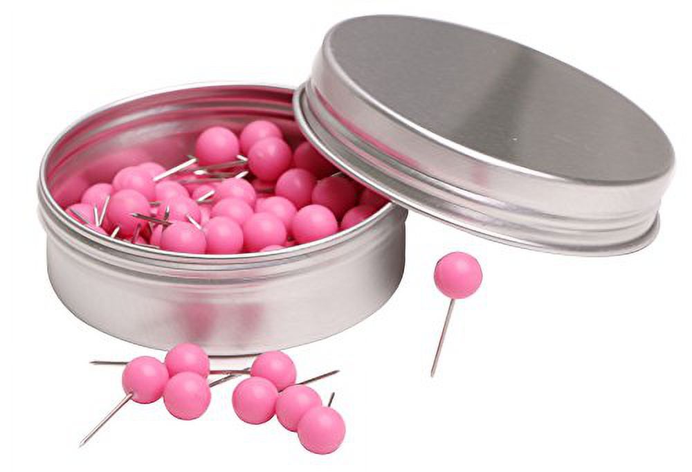 Tupalizy 100PCS 1/4 Inch Small Round Head Map Tacks Pins for Home ...