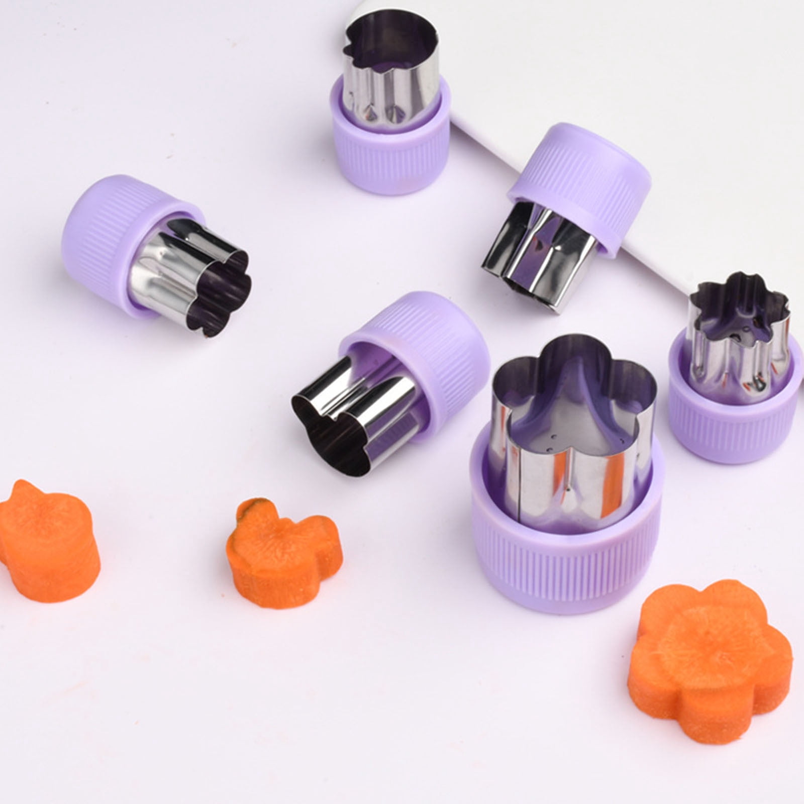 Tuphregyow 12-Piece Stainless Steel Biscuit and Bento Decoration Knife ...