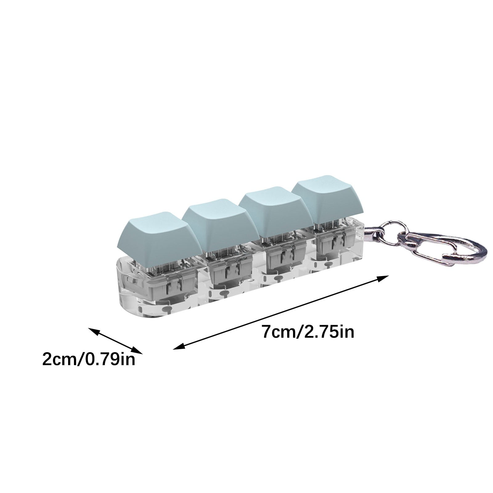 Tuphregyow 4-Button Fidget Gadget Funny Click Button Keyboard Fidget ...