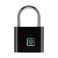 GRNSHTS Fingerprint Electronic Programmable Padlock, Waterproof ...